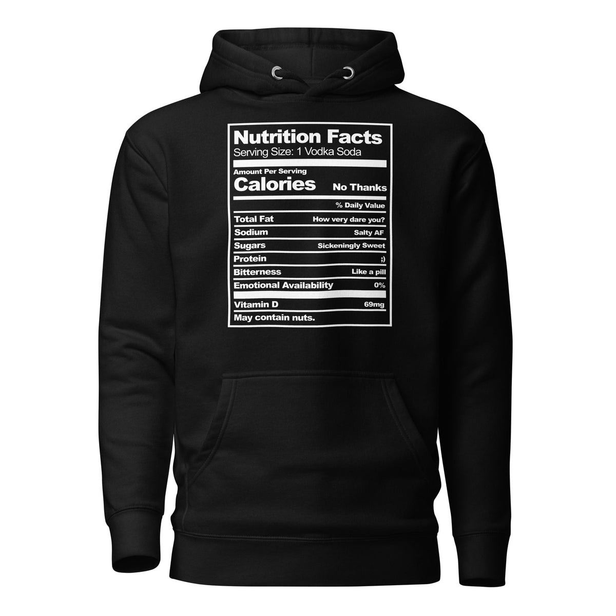 Nutritional Facts (Hoodie) — Swish Embassy