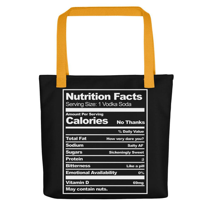 Nutritional Facts (Tote bag) — Swish Embassy